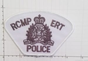 RCMP ERT Police Patch Emergency Response Team Royal Canadian Mounted ...